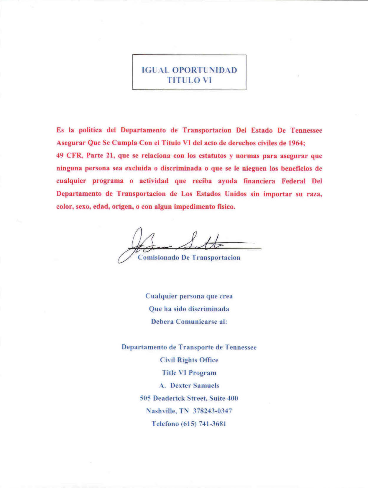 13 - POSTER - Title VI Poster - Spanish version.jpg